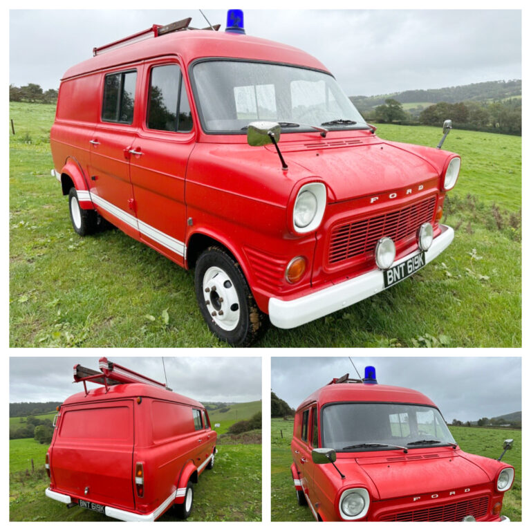 This MK2 Ford Transit LHD German Fire Truck Has Been Used And Then ...