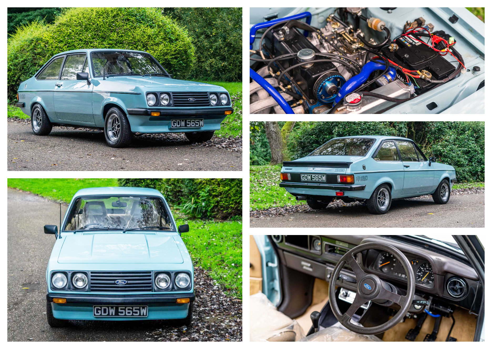 1980 MK2 Ford Escort RS2000 Custom In Nordic Blue, Fully Restored With ...