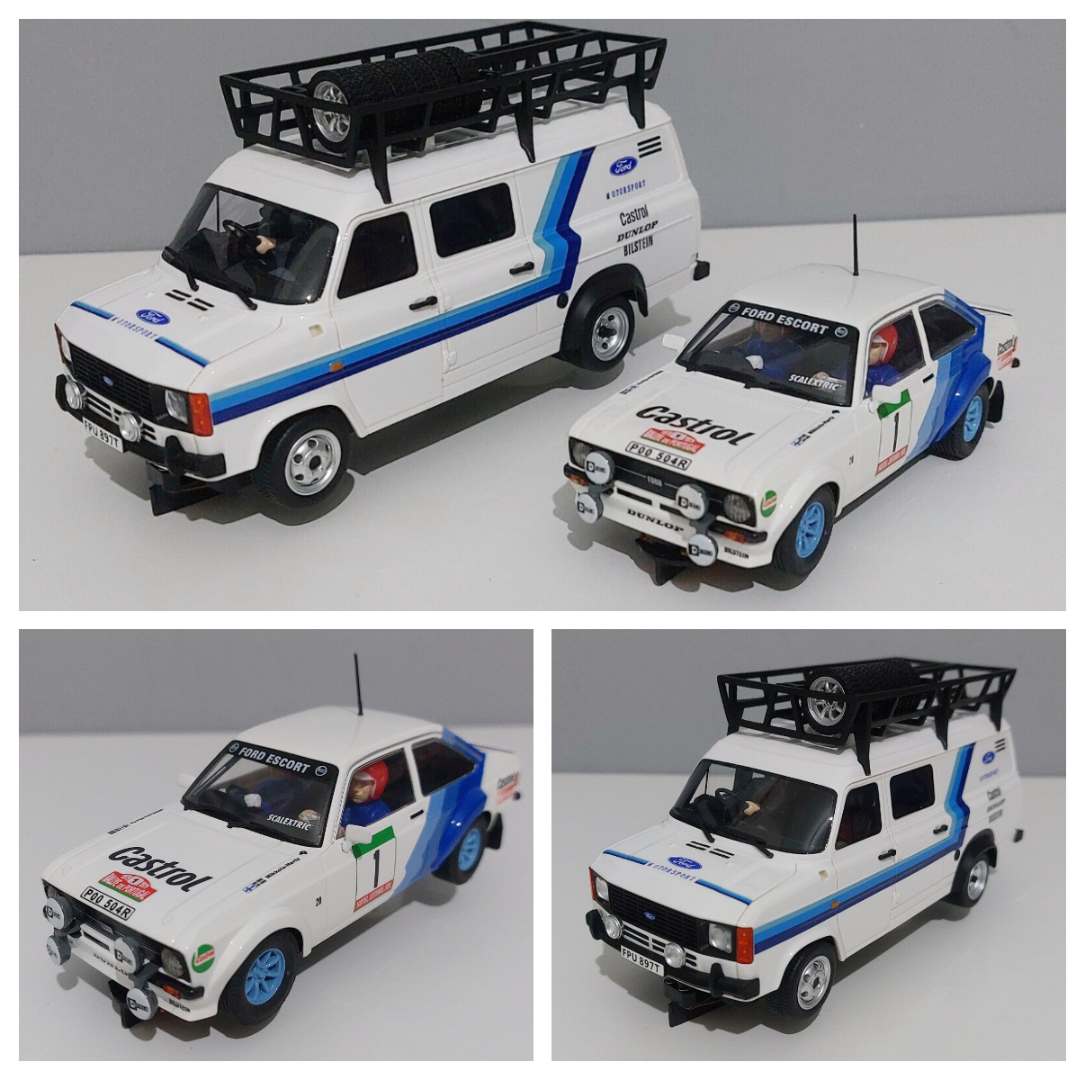 Scalextric Avant Slot Ford Transit and SCX Ford Escort MK2 1979 ...
