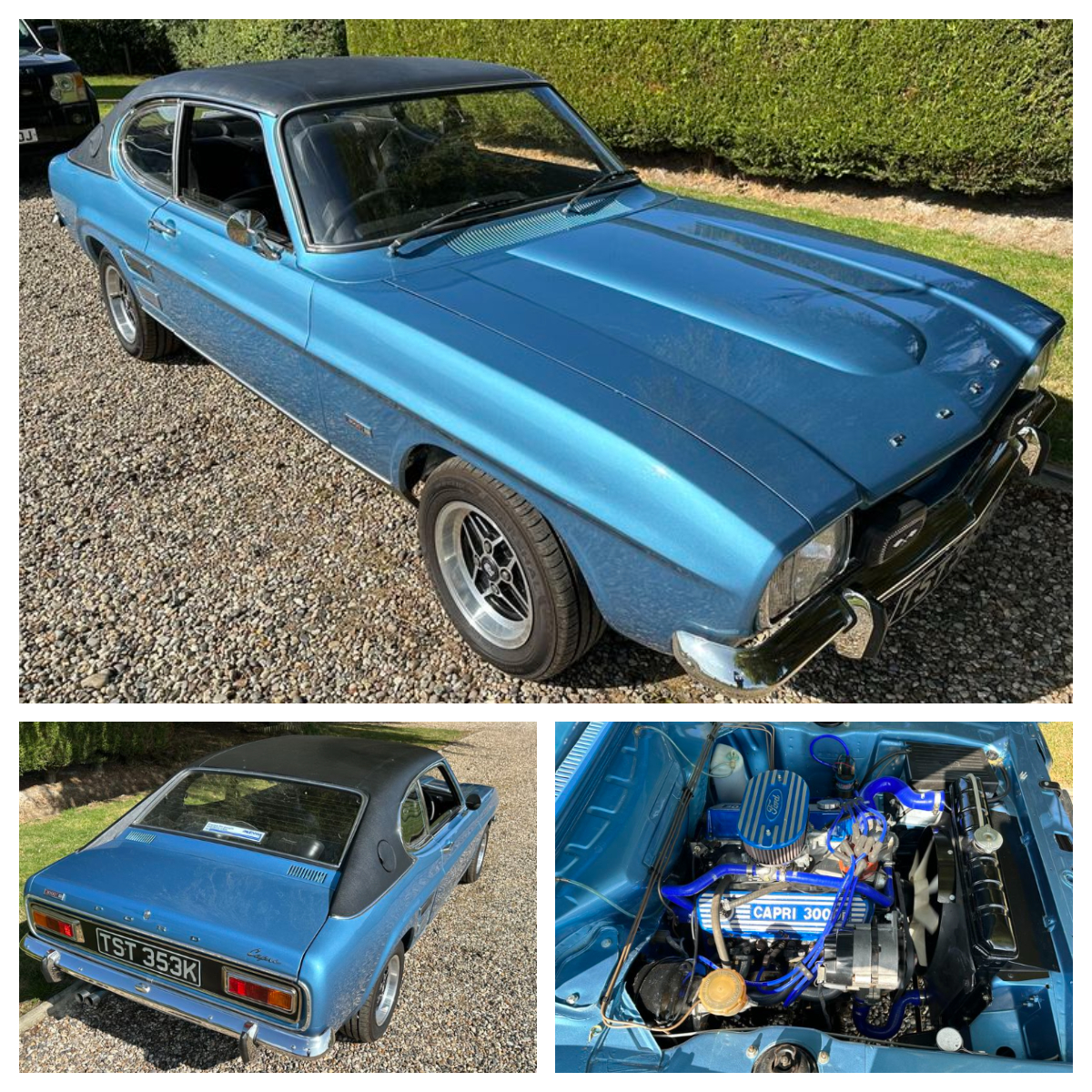 1972 ‘Beautifully Restored’ Ford Capri 3000E – Classic Fords For Sale
